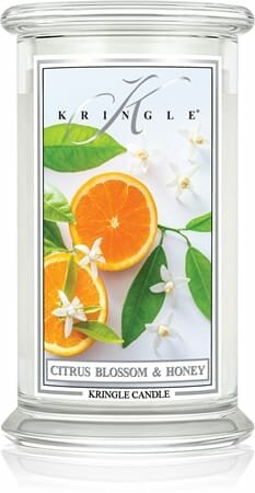 Свеча Kringle Candle Classic Citrus Blossom & Honey, 623 г