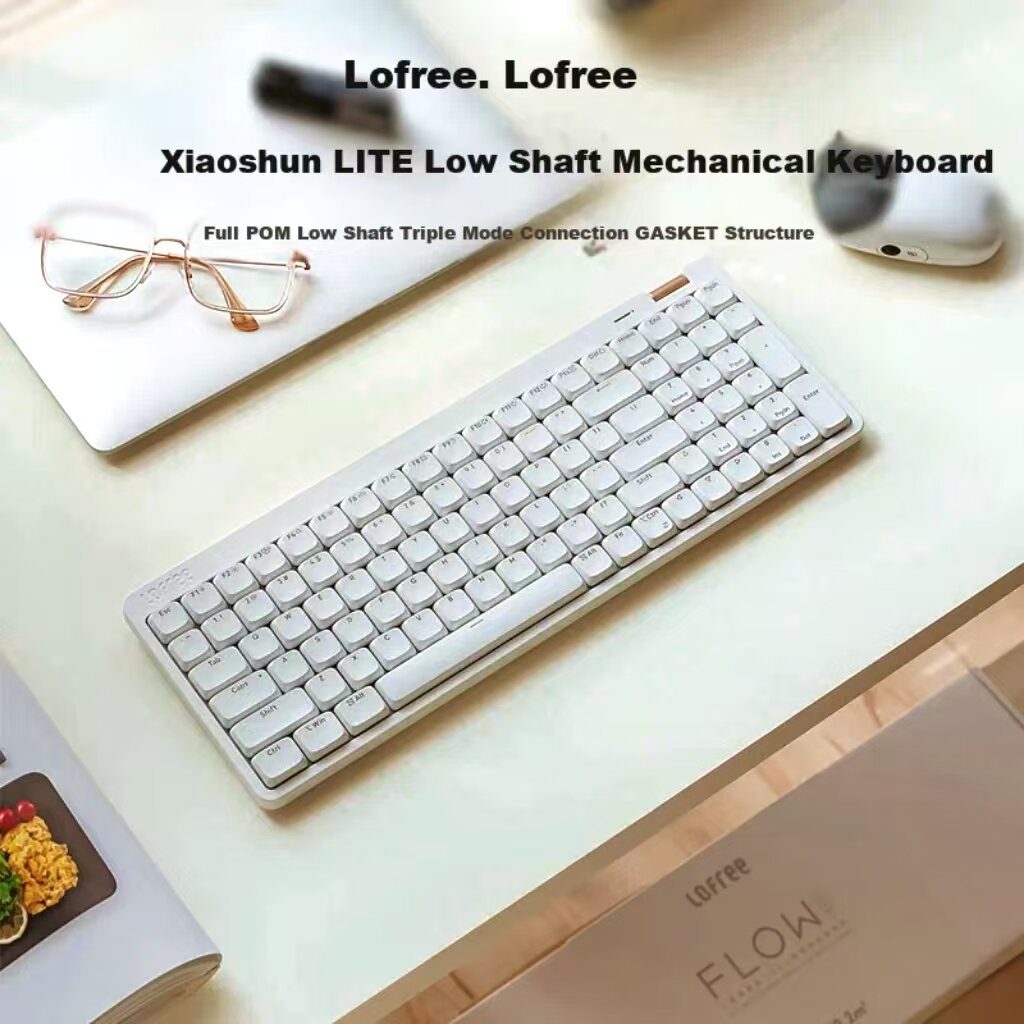 Беспроводная механическая клавиатура LOFREE Small Smooth Youth Edition, White Light, на 100 клавиш