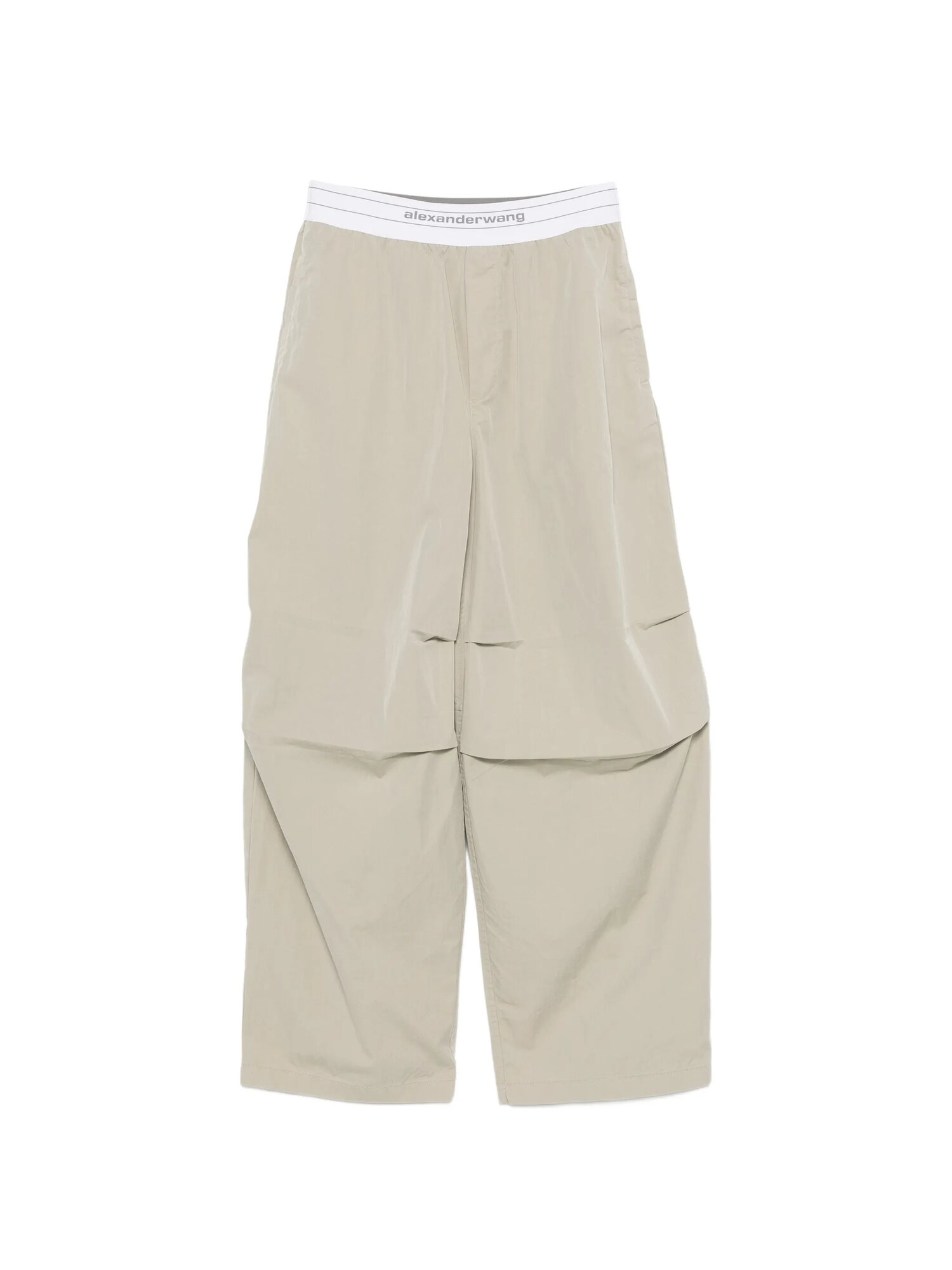 Брюки Logo-elastic pleated-knee trousers