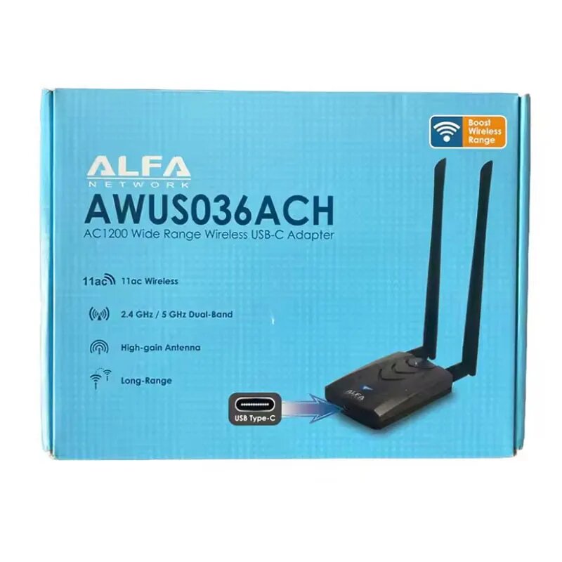 Molier AWUS036ACH беспроводная сетевая карта 2.4G/5G