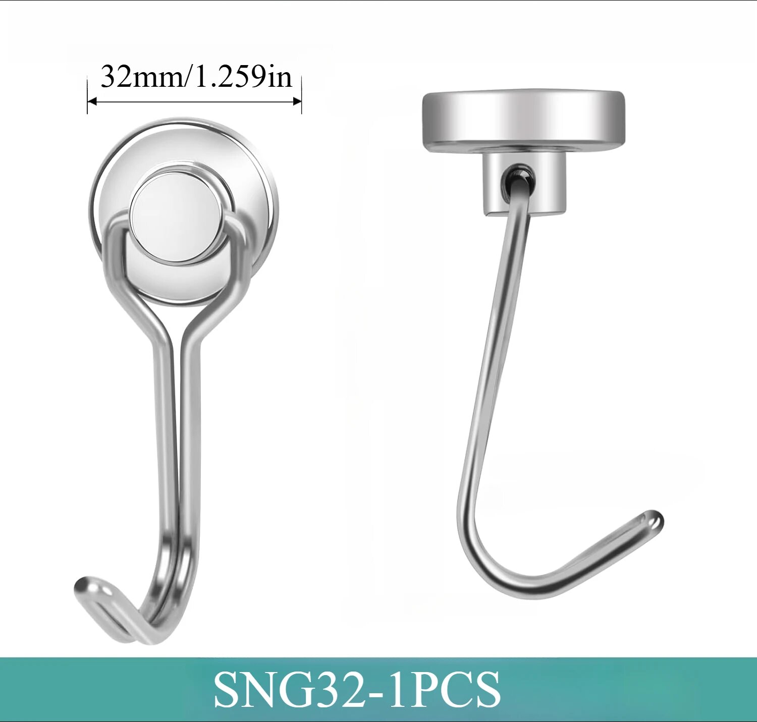 Магнитный крючок SNG32-1PCS