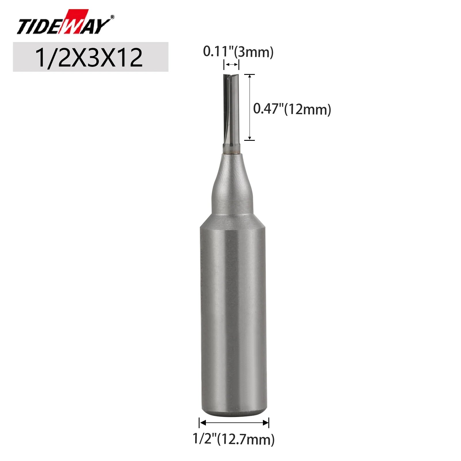 Фреза TIDEWAY A1 для дерева 12.7x3x12