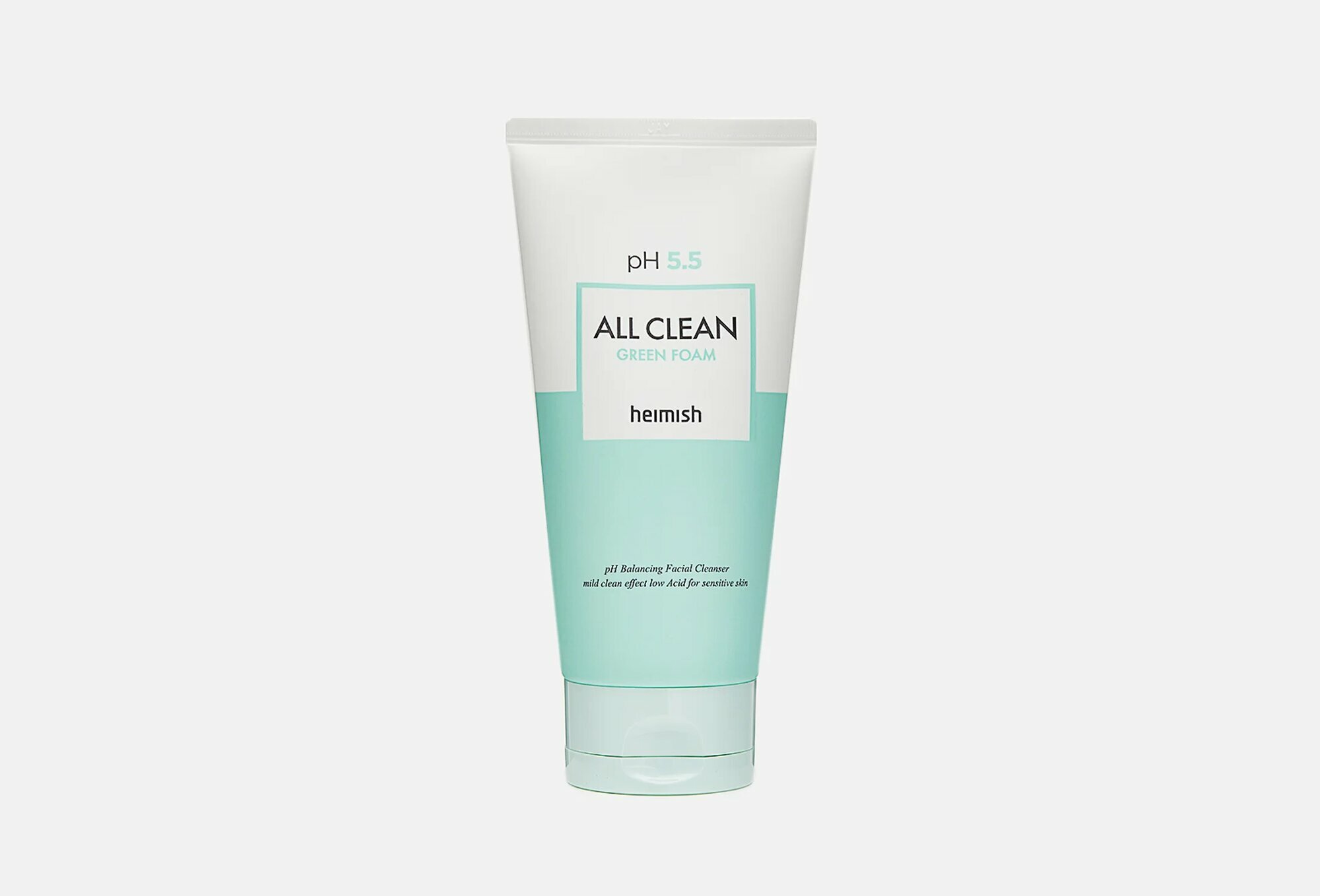 Пенка HEIMISH ALL CLEAN GREEN FOAM 150 мл, с экстрактом центеллы, бережное очищение, веган