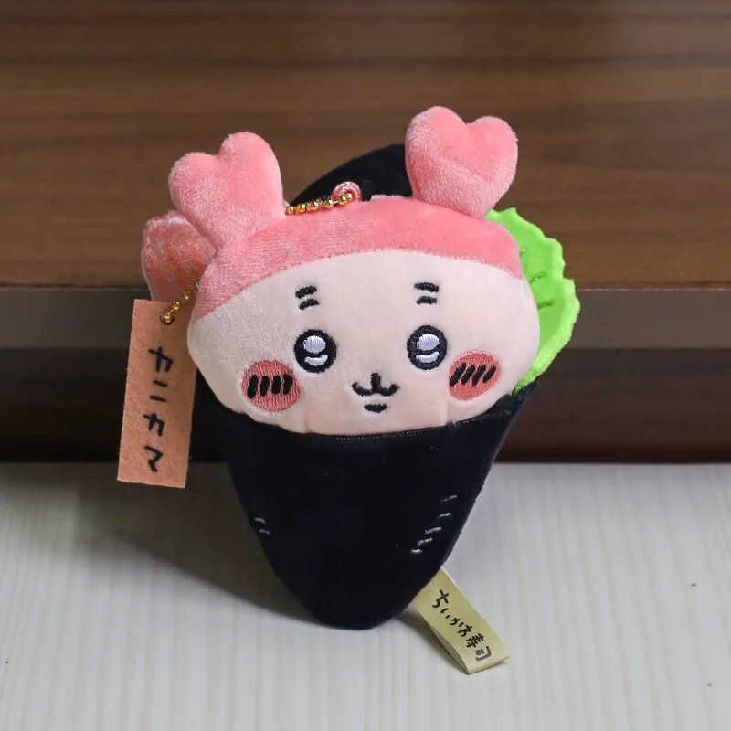 Плюшевый брелок-подвеска Sushi Jiyi: Кукла Усаги, Хачиваре, Ракко, Кавай, плюшевая кукла-брелок для сумки, подарок