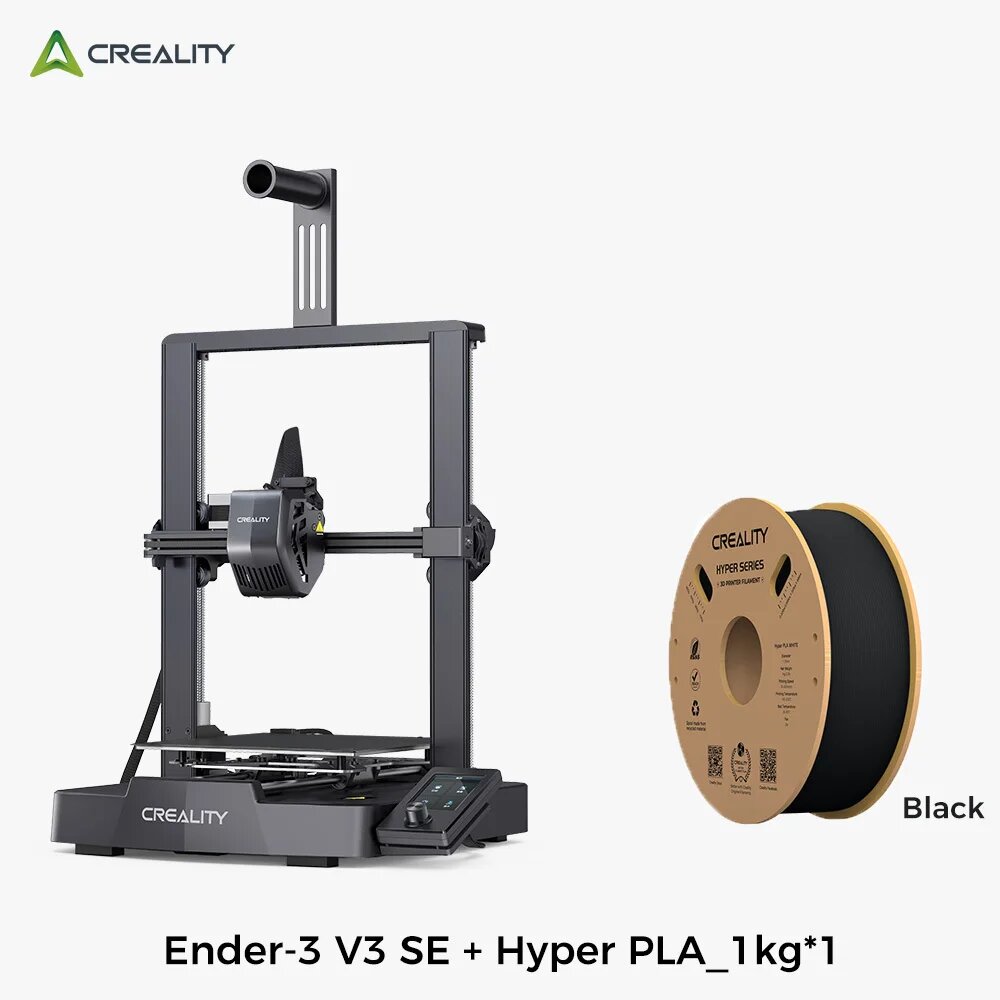 3D-принтер Creality Ender 3 V3 SE 250 мм/с CR Touch автоматическая уравнивание Sprite-экструдер Двойная ось Z и ось Y Автоматическая загрузка filament