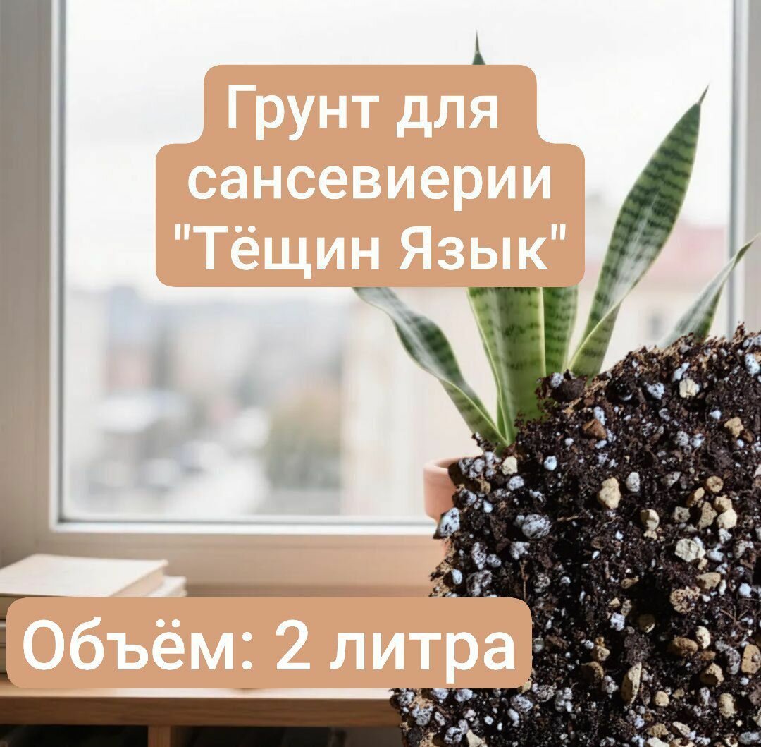 Авторский грунт для Сансевиерии 2 литра