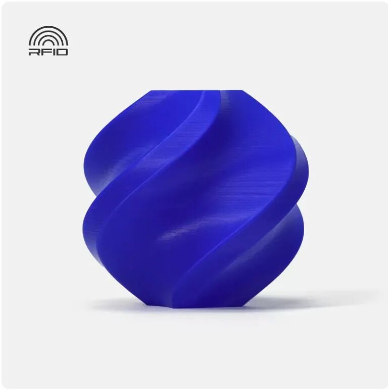 Bambu Lab PLA Basic пластик для 3D принтера 1,75 мм 1 кг на катушке (темно-синий)