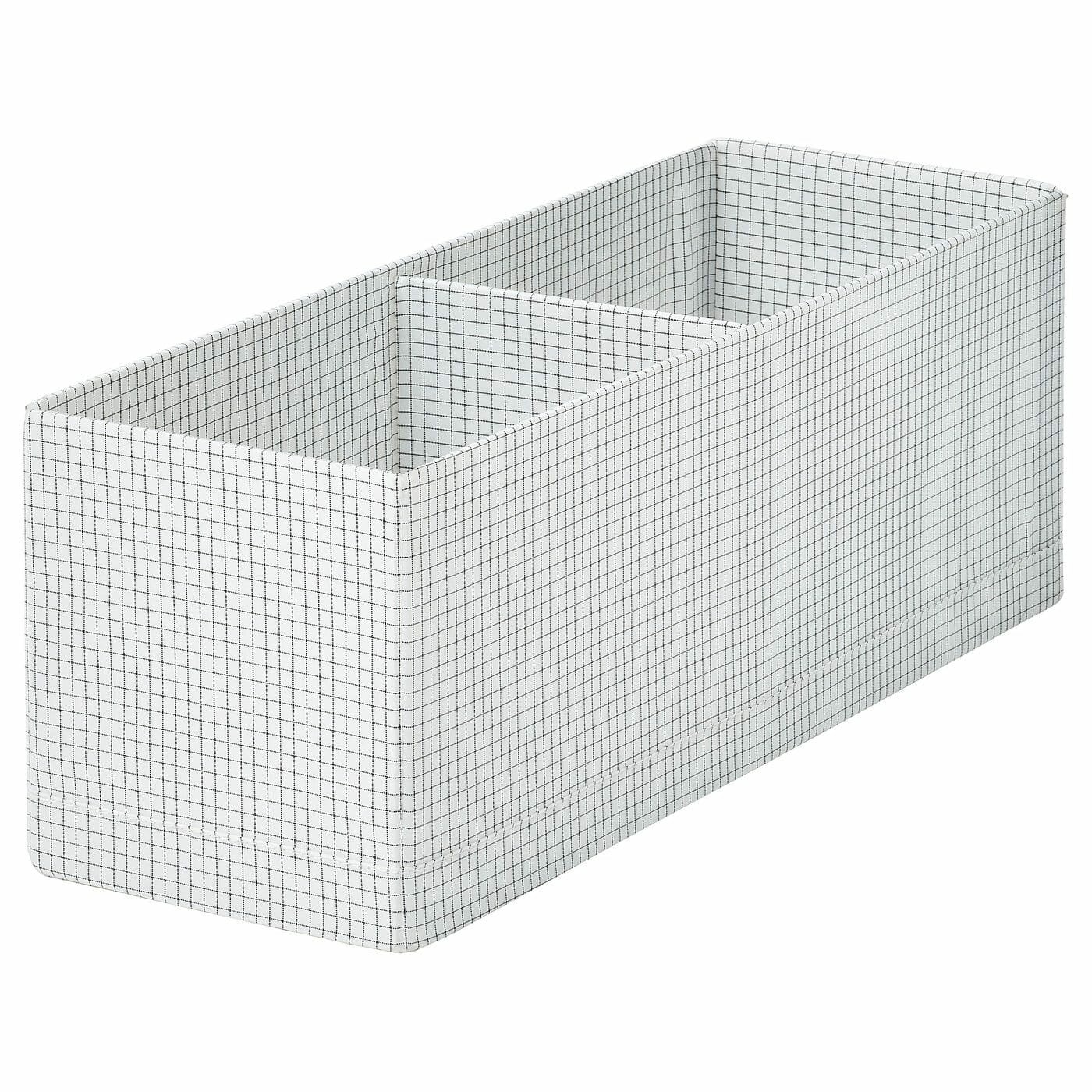 Органайзер для хранения вещей IKEA STUK, белый/черный, 17x51x18 см 106.215.27