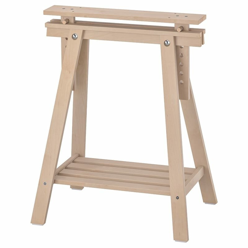 Подставка для стола IKEA MITTBACK, береза, 58x70/93 см 304.599.97