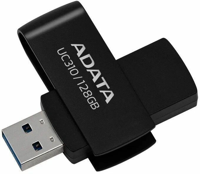 USB-накопитель ADATA UC310 128 ГБ USB 3.2 Gen1 чёрный