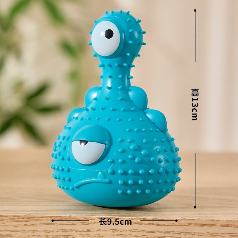 Звуковая игрушка для собак, тыква, синий цвет