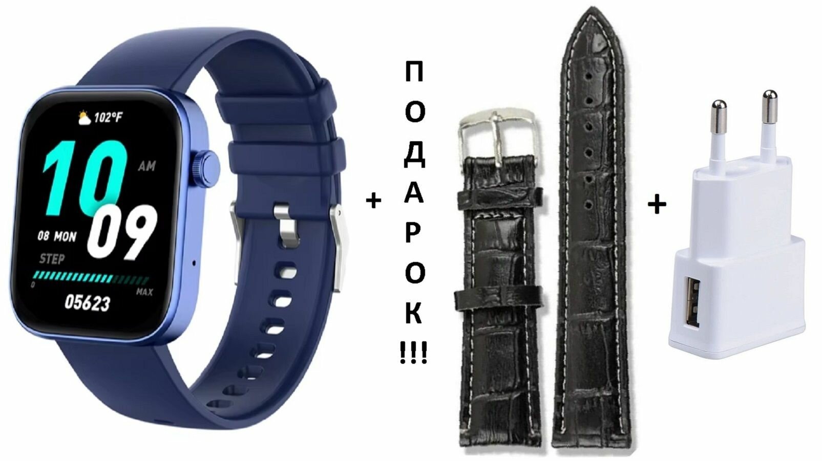 Умные часы COLMi P71 Blue. Смарт часы с голосовым вызовом. Гарантия 1 год.