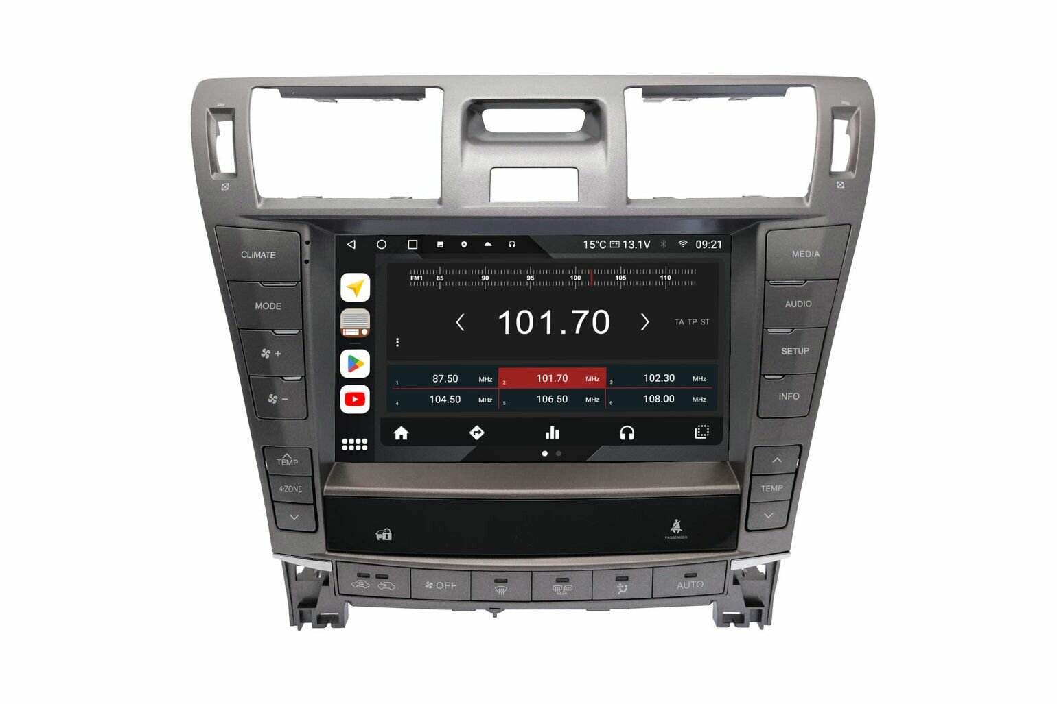 Магнитола Lexus LS460 / LS600h 2009 - 2012 9 дюймов, 4/64GB, 8 ядер, DSP, 4G, Android 10 / Wide Media