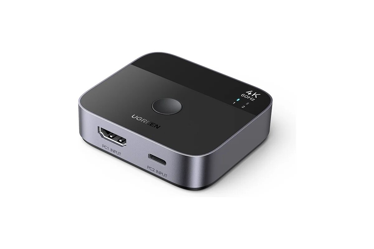 Переключатель Ugreen AW503 черный