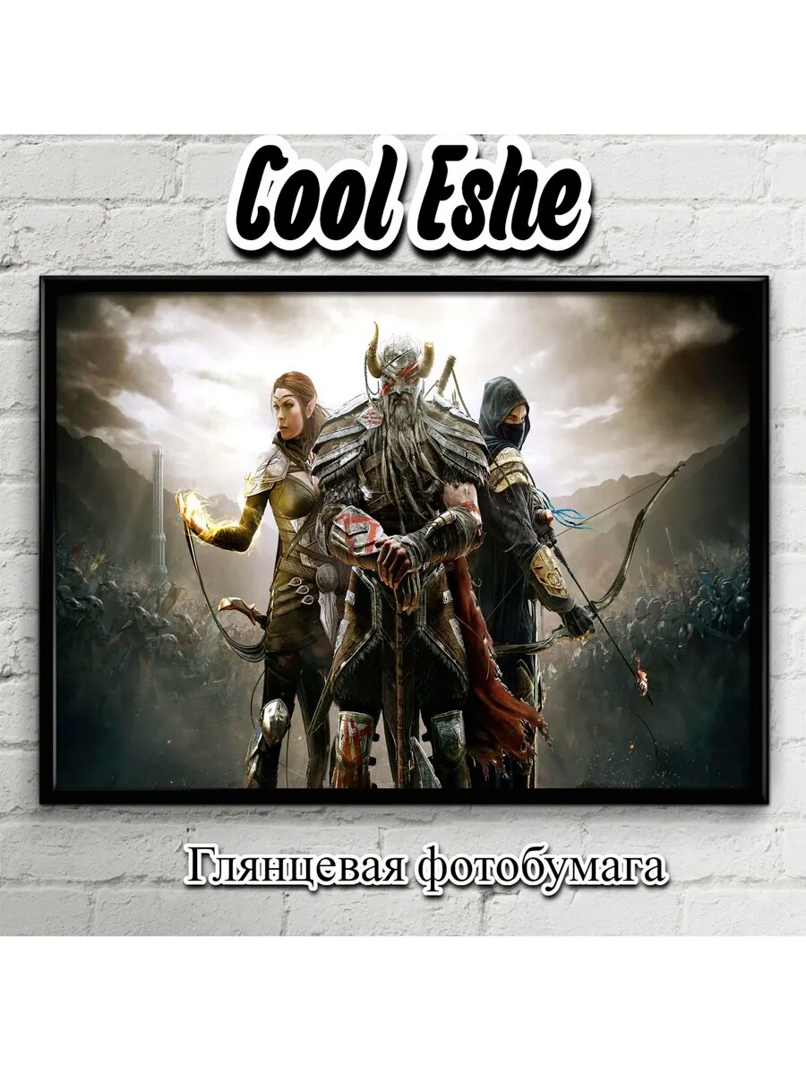Плакат "the elder scrolls - online, legends" А4