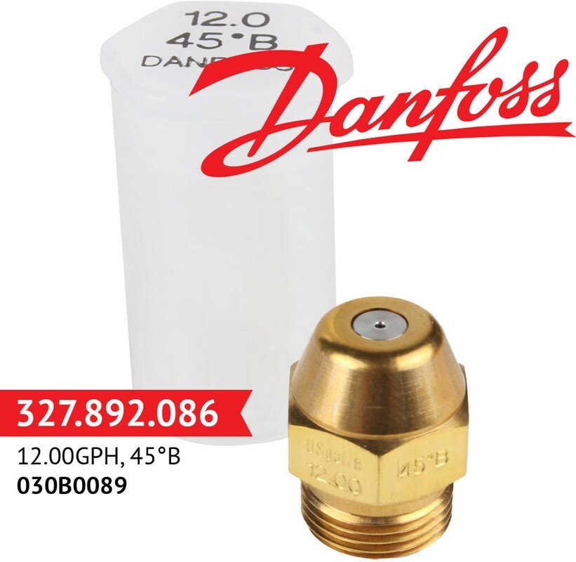 Топливная форсунка Danfoss 12.00GPH,45B 030B0089