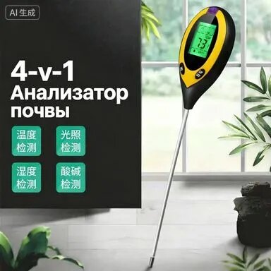 Измеритель почвы,1шт — фото 1