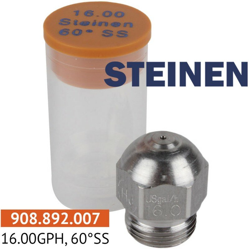 Форсунка Steinen для горелок OD 16.00GPH,60SS 0986SS0-16