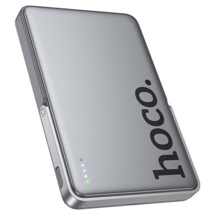 Зарядное устройство Powerbank Hoco Q36 MagSafe, 5000mAh, 1USB-C 20W, серый