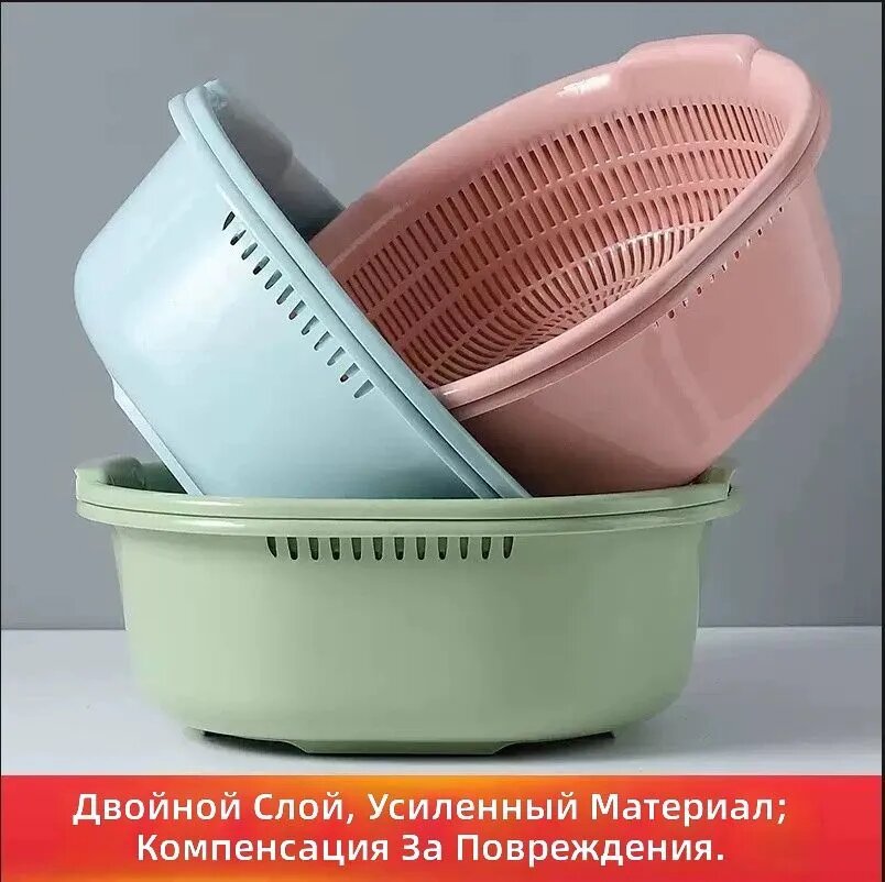 Дуршлаг, диаметр 20 см, 2.25 л