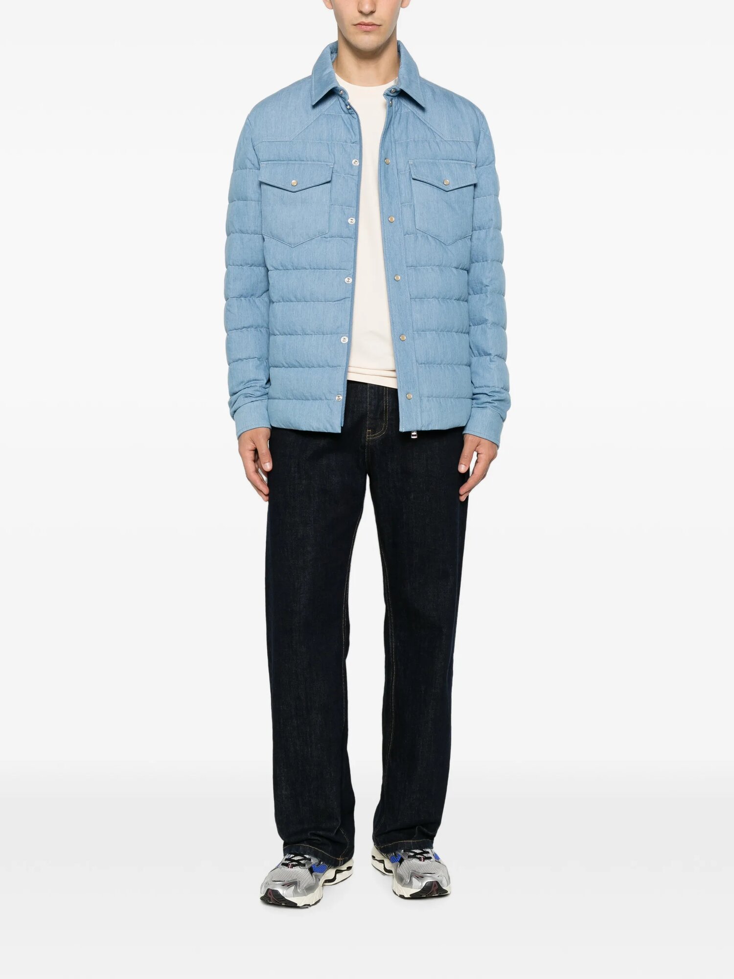Куртка Moncler Tiriol jacket, размер 50, синий — фото 1