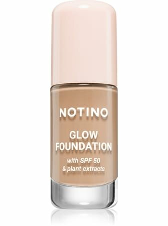 Тональный крем notino glow foundation with spf 50 & plant extracts, 01 medium warm, 30 мл