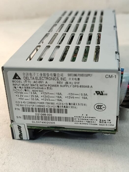 Плата распределения питания Delta AC 051 а DPS-830AB A D21068-006