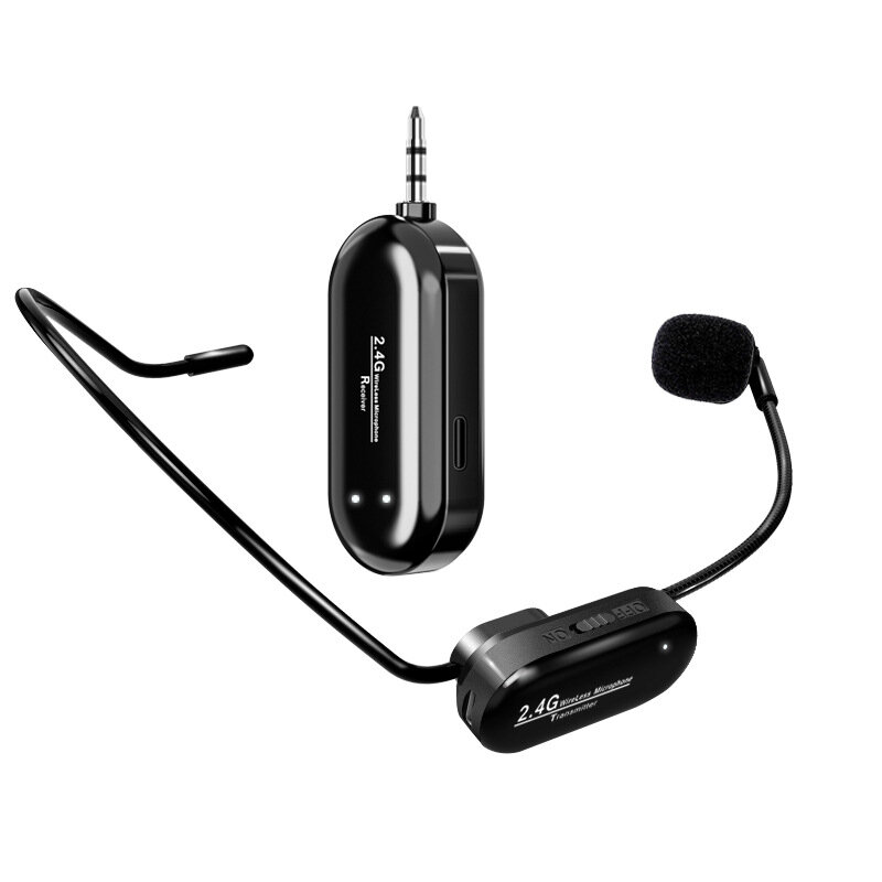 Профессиональный беспроводной микрофон-наушник 2.4G для учителей, Bluetooth, с головным креплением, конфигурация