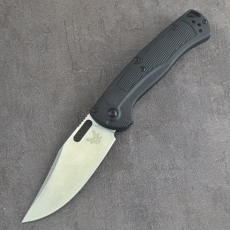 Benchmade15535 Маленький складной нож для активного отдыха, лезвие из износостойкой стали D2, эргономичная рукоять из нейлона со стекловолокном
