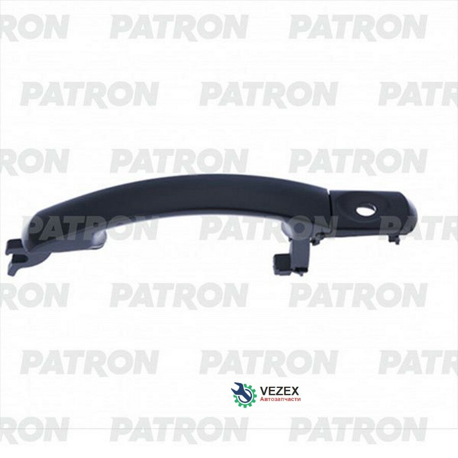 PATRON P20-0157L Ручка двери пластмассовая наружн передн (лев=прав) = задн (лев=прав) Ford Mondeo 01-08 (текстурн ч