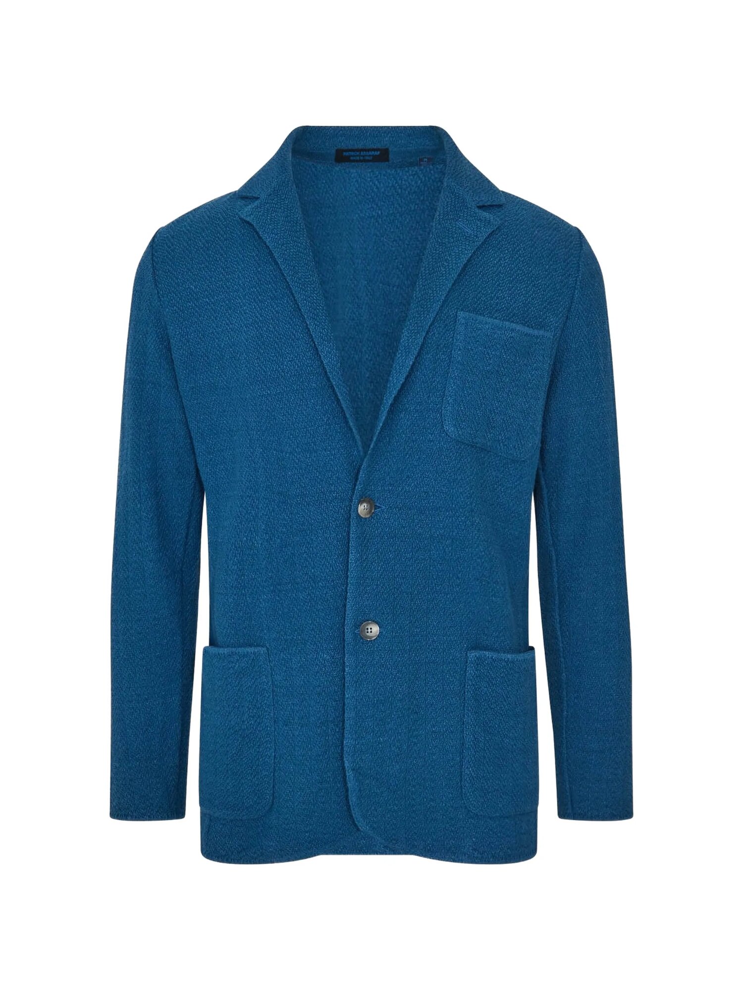 Пиджак Herringbone-knit single-breasted blazer