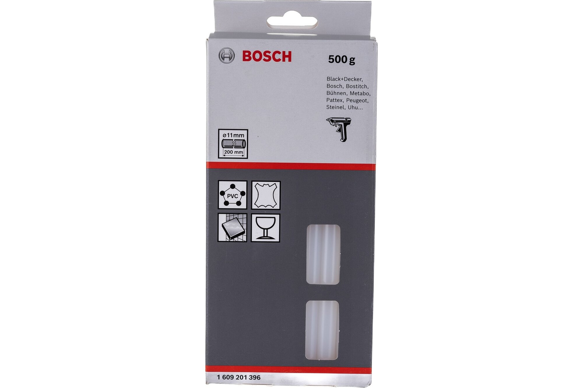 Стержень клеевой прозрачный (11х200 мм; 0,5кг) Bosch 1.609.201.396