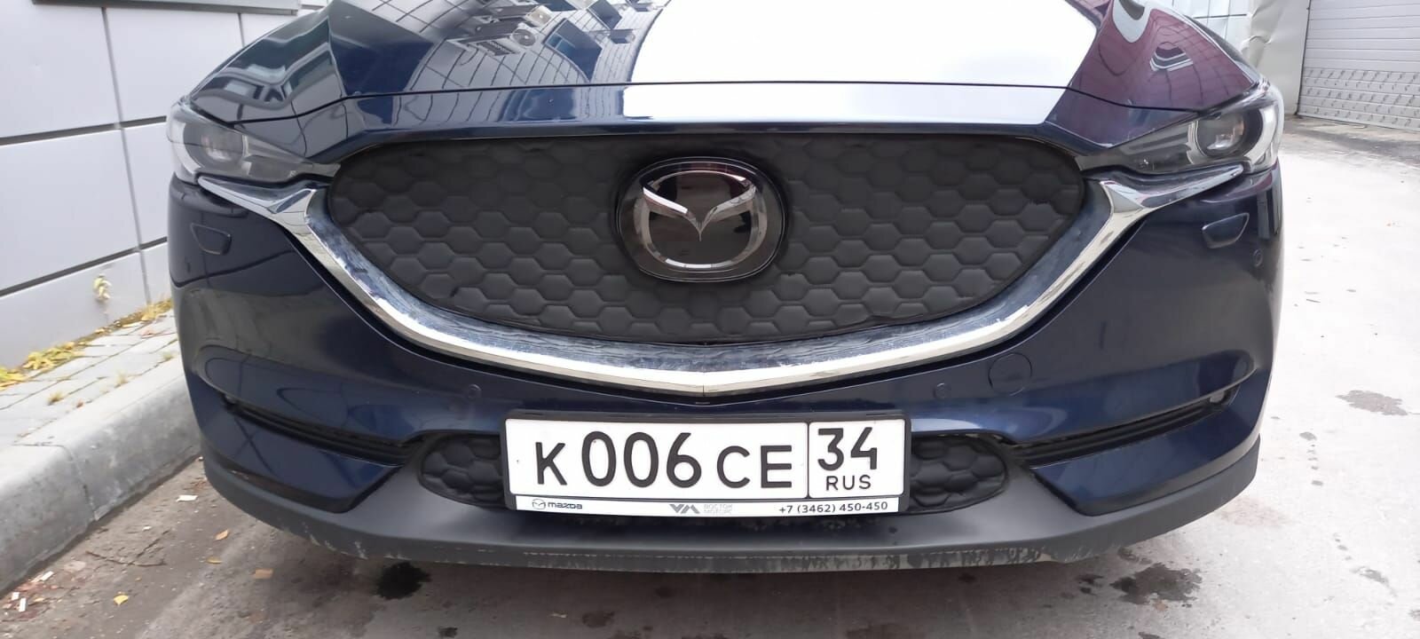 Утеплитель радиатора Экономия топлива MAZDA Мазда CX-5 (2017 -2023) НЕ китай