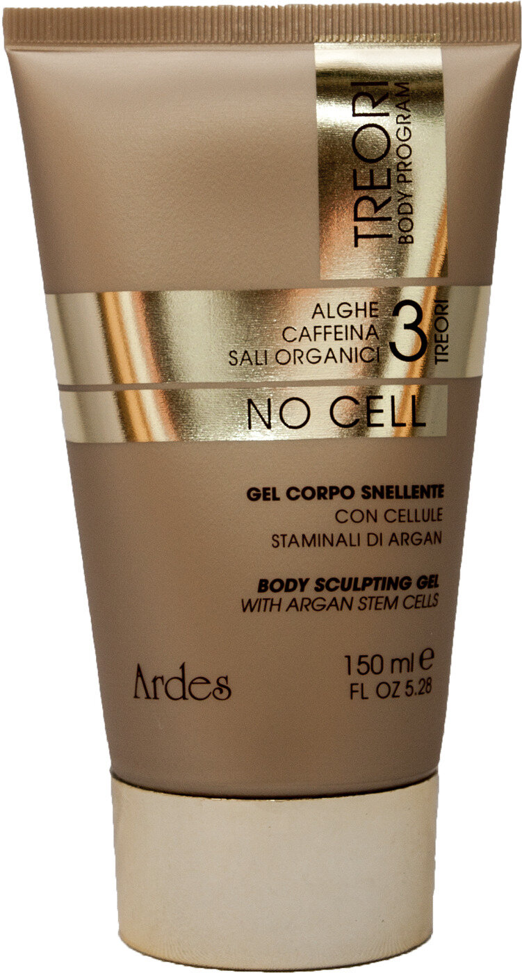 Ardes Гель для тела Похудение, Нет целлюлиту. NO CELL GEL CORPO SNELLENTE 150 мл. Италия