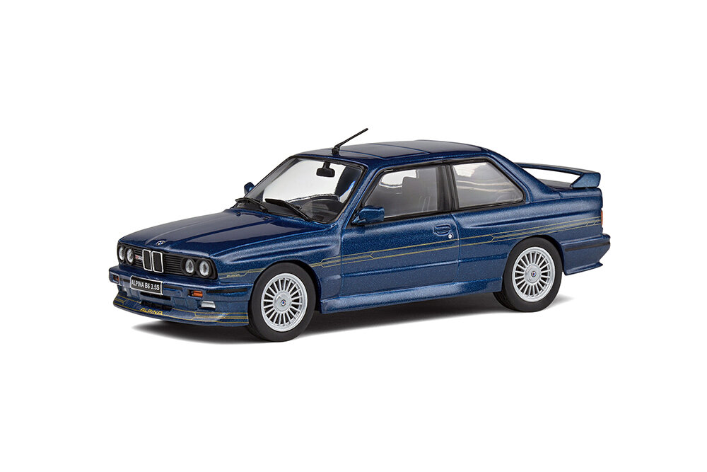 Модель коллекционная SOLIDO Bmw E30 alpina B6 3.5S basis M3 blue / бмв альпина М3 синий