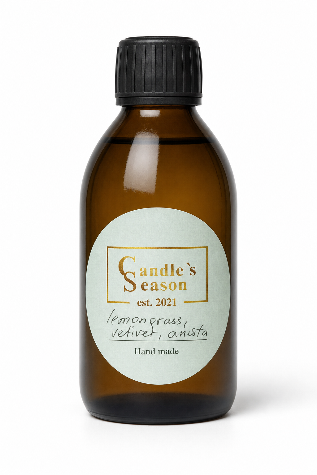 Диффузор для дома "Candle's Season", аромат Lemongras Vetiver Ambra, объём 200мл
