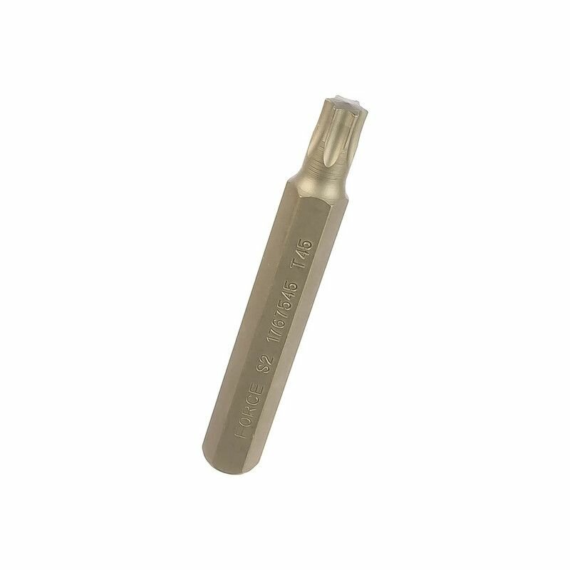 Бита 10 мм Torx T45 длина 75 мм, Force 1767545