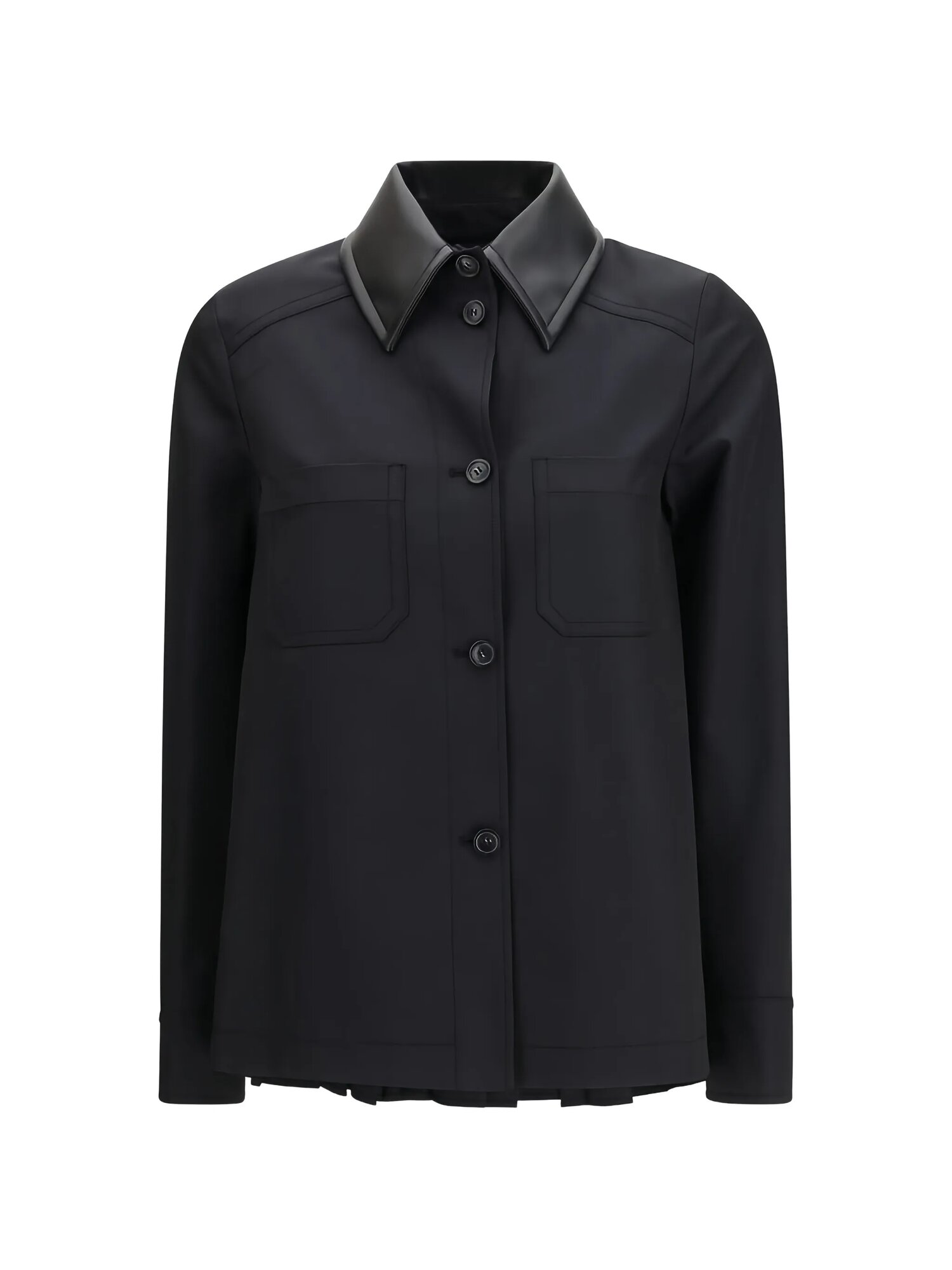 Рубашка Pleated-back overshirt