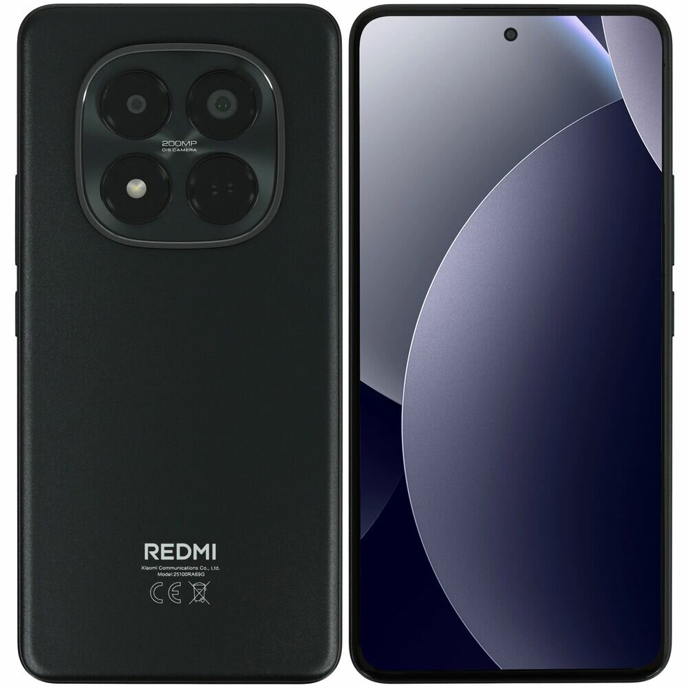 Смартфон Xiaomi Redmi Note 15 Pro 12/256GB RU черный