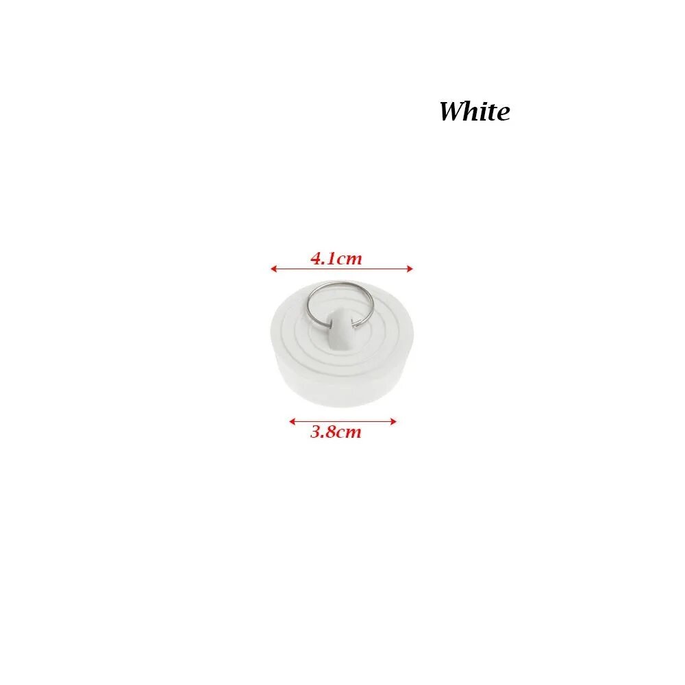 Резиновая заглушка для раковины white3.8-4.1cm