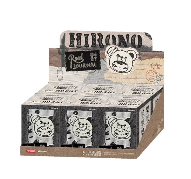 POP MART Hirono After Dark Mist Walker Road Journal Series Mystery Box Full set 6pcs