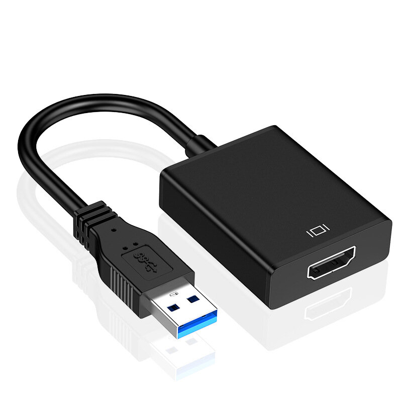 Проводной экранный проектор usb3.0 с кабелем-адаптером USB-HDMI без привода подходит для компьютера для мониторинга