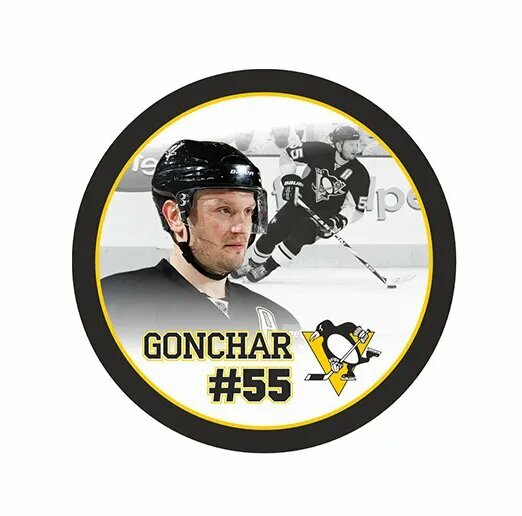 Rubena Шайба Игрок НХЛ GONCHAR №55 Питтсбург