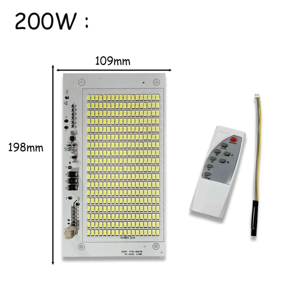 Светодиодная LED панель 200W с пультом