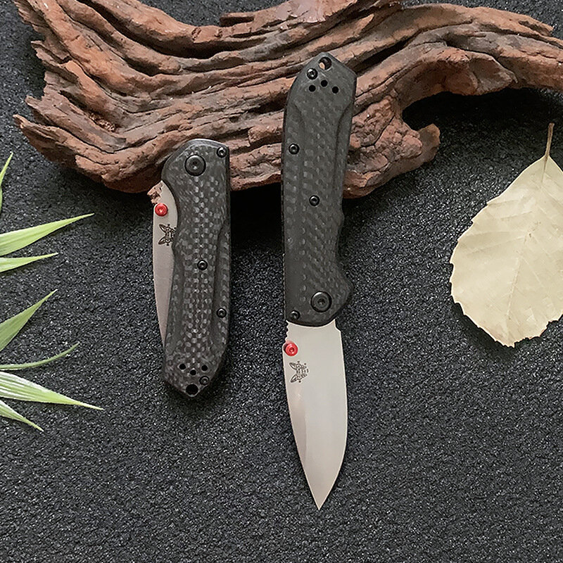 Benchmade Складной походной нож с рукоятью из углеродного волокна, острое лезвие высокой твердости, компактный карманный нож DC для кемпинга