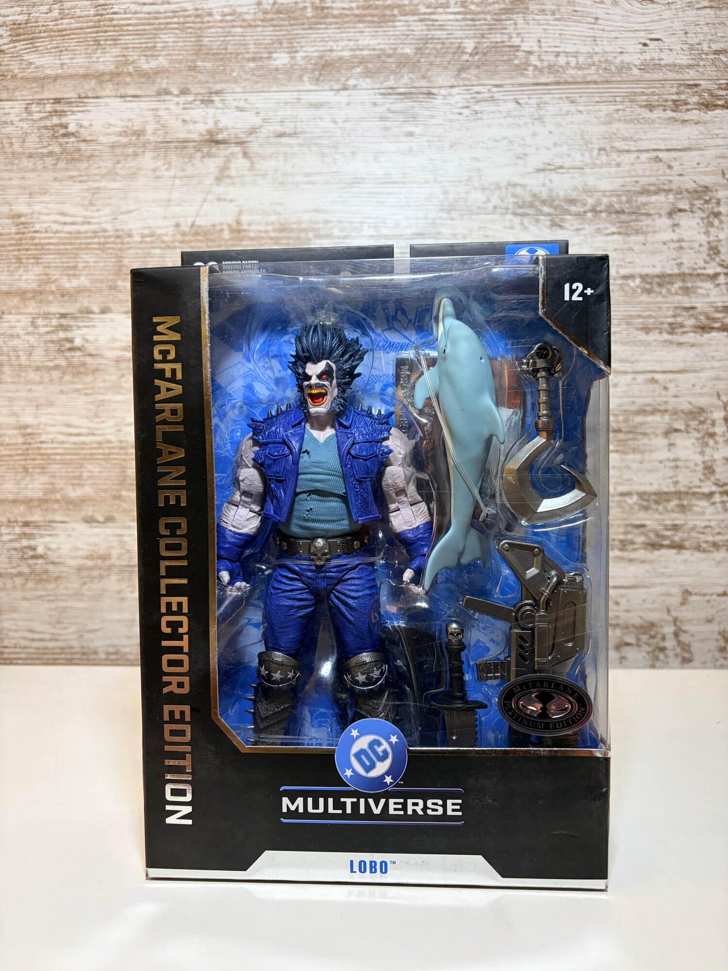 Фигурка McFarlane Toys DC Multiverse Lobo , Лобо, Collector Edition Platinum Edition, 23 см, коллекционная
