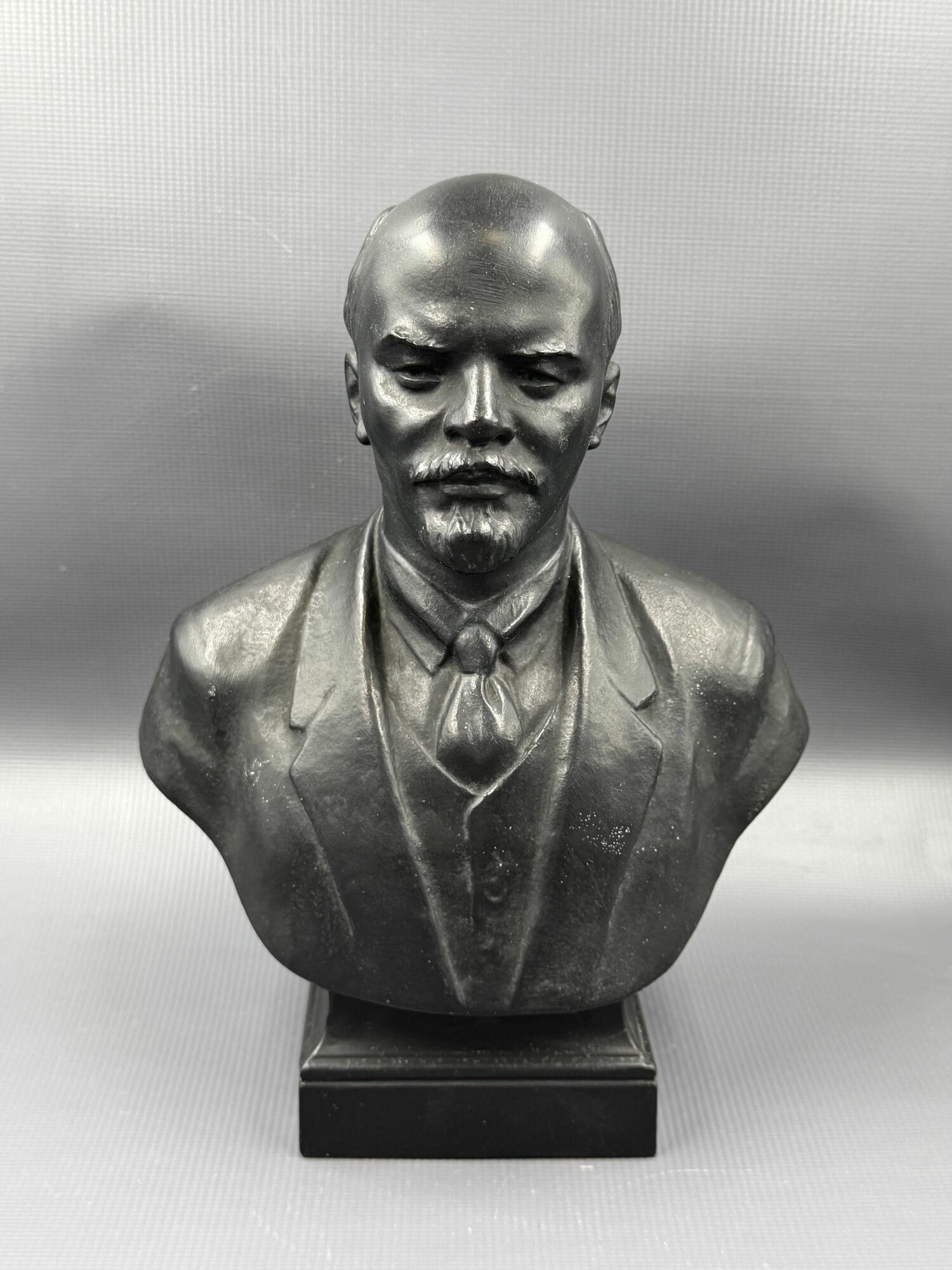 Бюст "Ленин" Силумин, Завод художественного литья Мытищи СССР, скульптор А. Файдыш, высота 22 см Редкий!