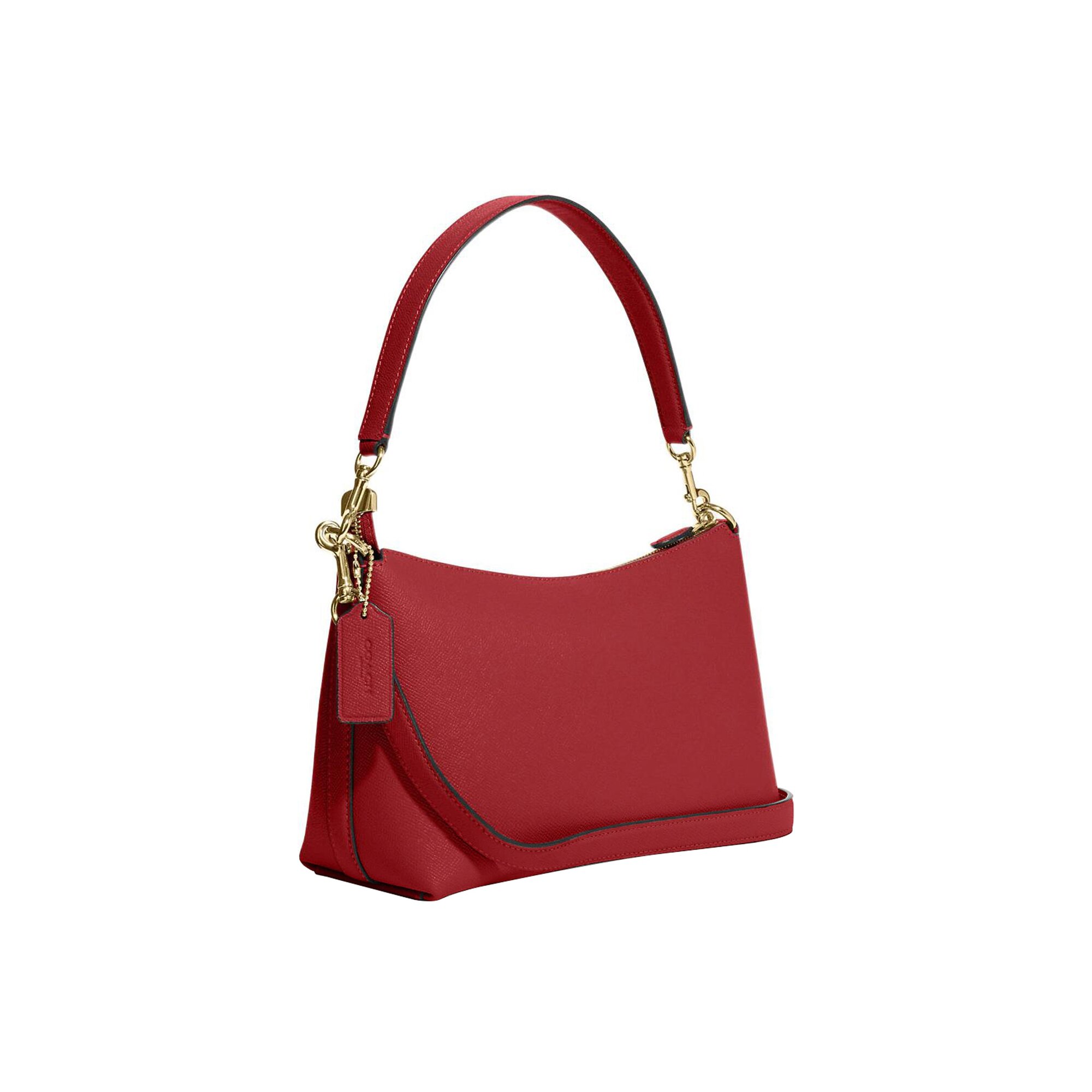 Сумка Coach Clara, фактура матовая, red — фото 1
