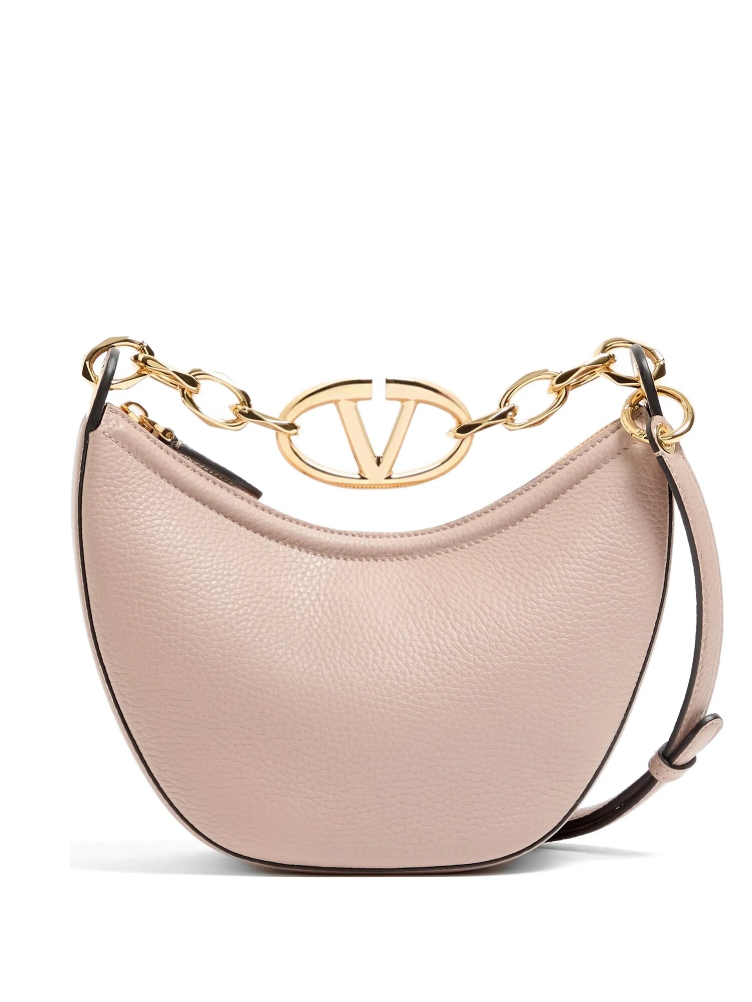 Сумка Mini VLogo Moon bag in grainy calfskin with chain