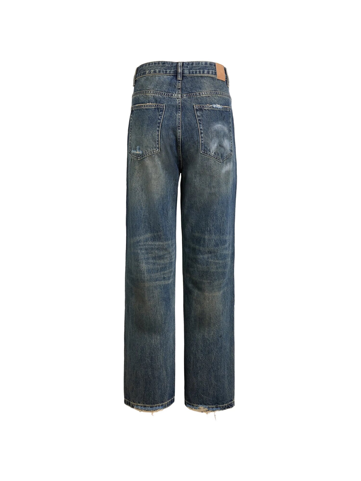 Джинсы FOUND Hand-painted five-pocket jeans, размер 34, синий — фото 1
